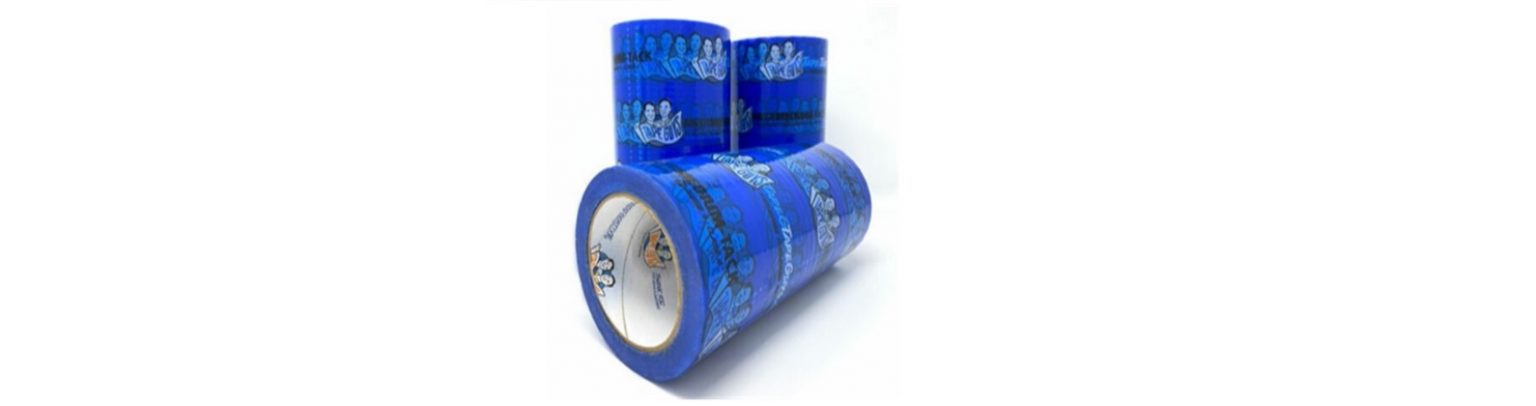 8" Wide Medium Tack Blue Tape - SODAC